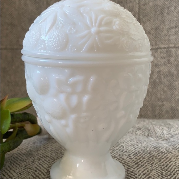 Avon | Accents | Vintage Avon Milk Glass | Poshmark